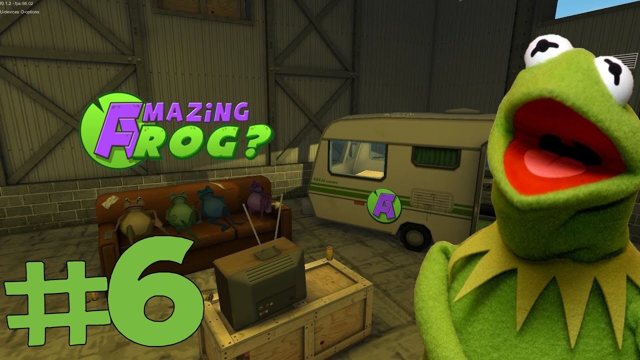 Kermit Plays The Amazing Frog? #6 - Test Rooms & The Blimp! Oh God! The ...