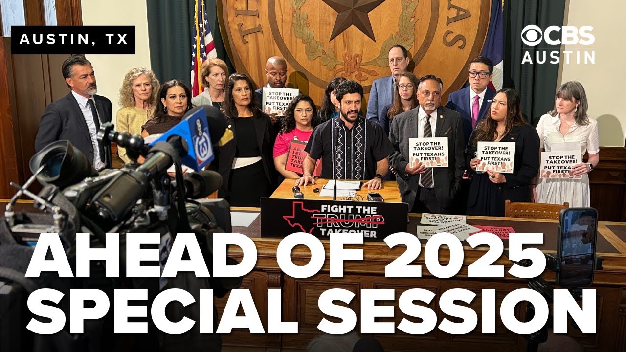 WATCH LIVE: TX House Democratic Caucus speaks ahead of 2025 Special ...