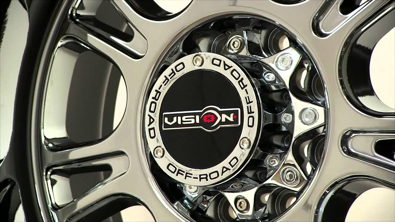 Vision 399 Fury Phantom Chrome Wheels Rims - YouTube