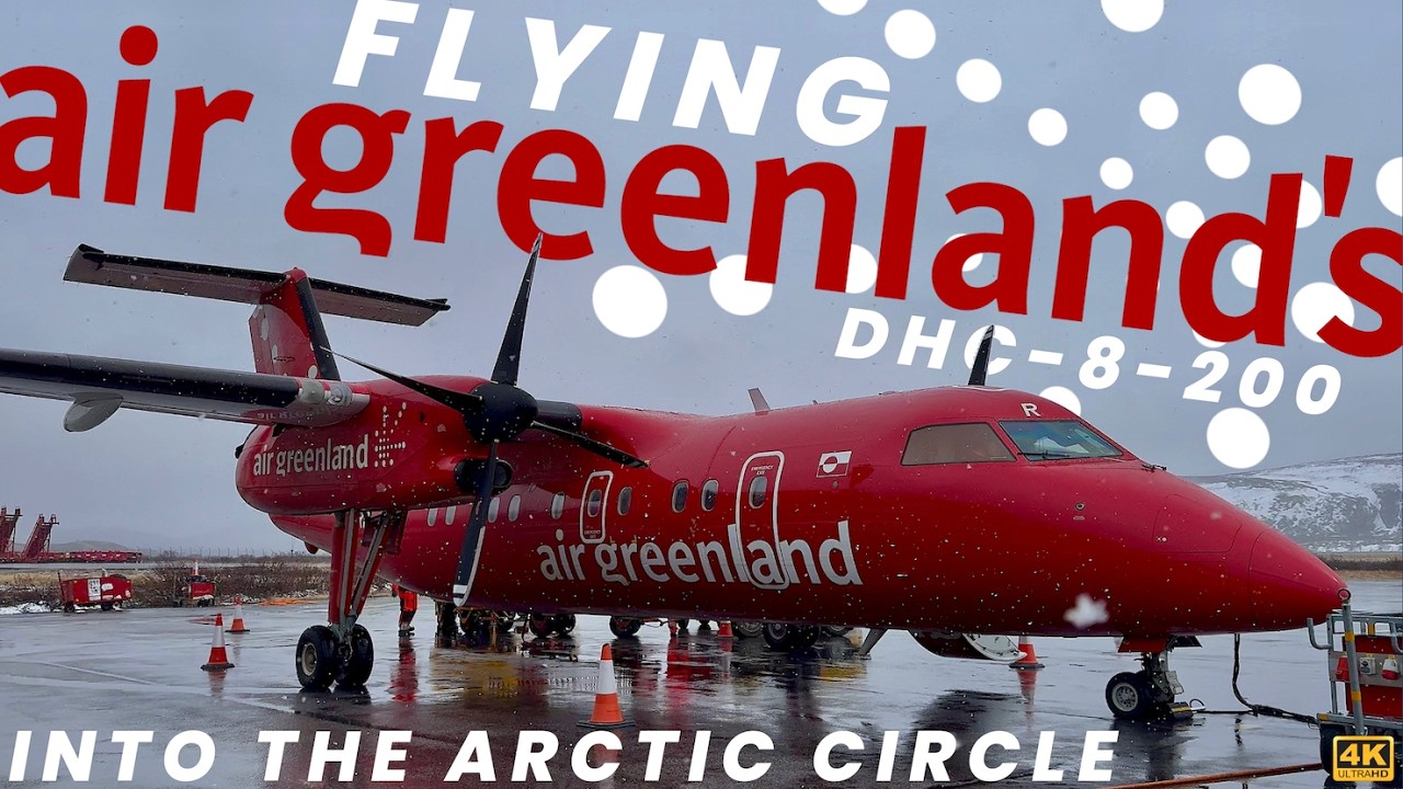 [4K] – Diversion – Air Greenland – De Havilland DHC-8-202Q – GOH-JHS ...