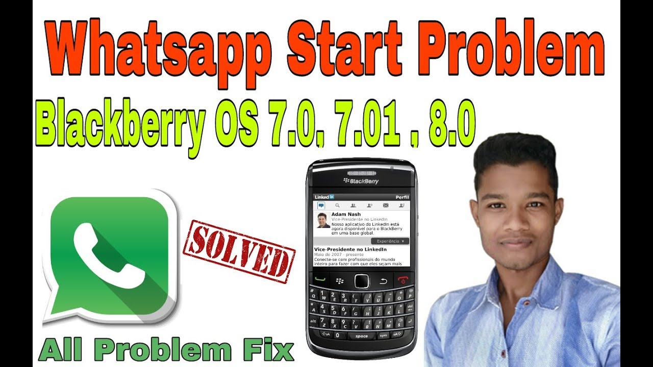 How to Solve Whatsapp problem in Blackberry phone 2017 fix whatsapp ...