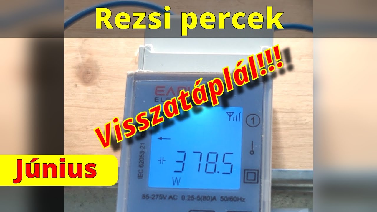Rezsi percek - Június - YouTube