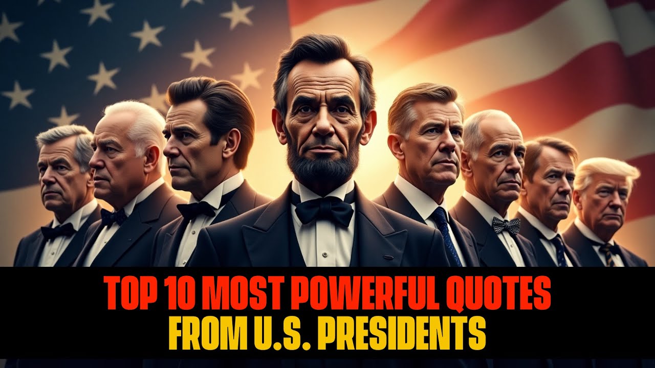 Top 10 Most Powerful Quotes from U.S. Presidents - YouTube