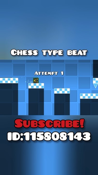Chess type beat Geometry Dash #geometrydash #gd #meme #shorts #short - YouTube