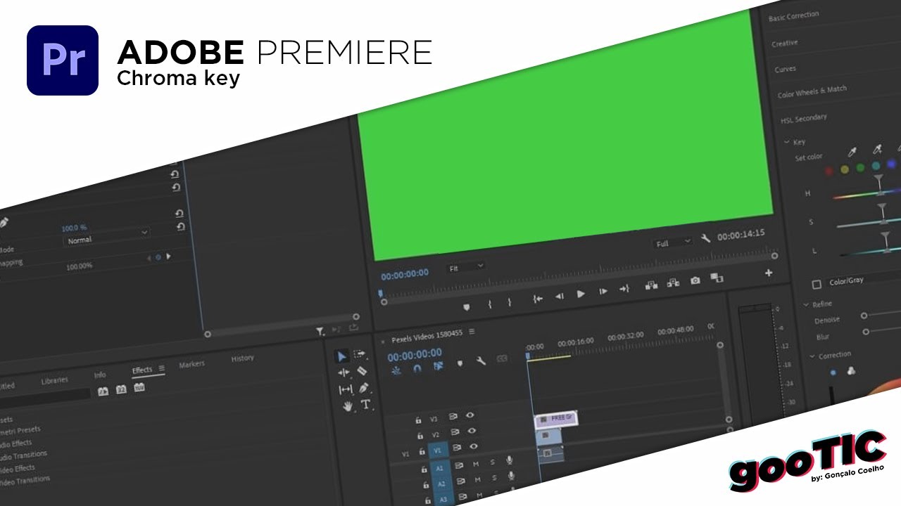 ADOBE PREMIERE CHROMA KEY - YouTube