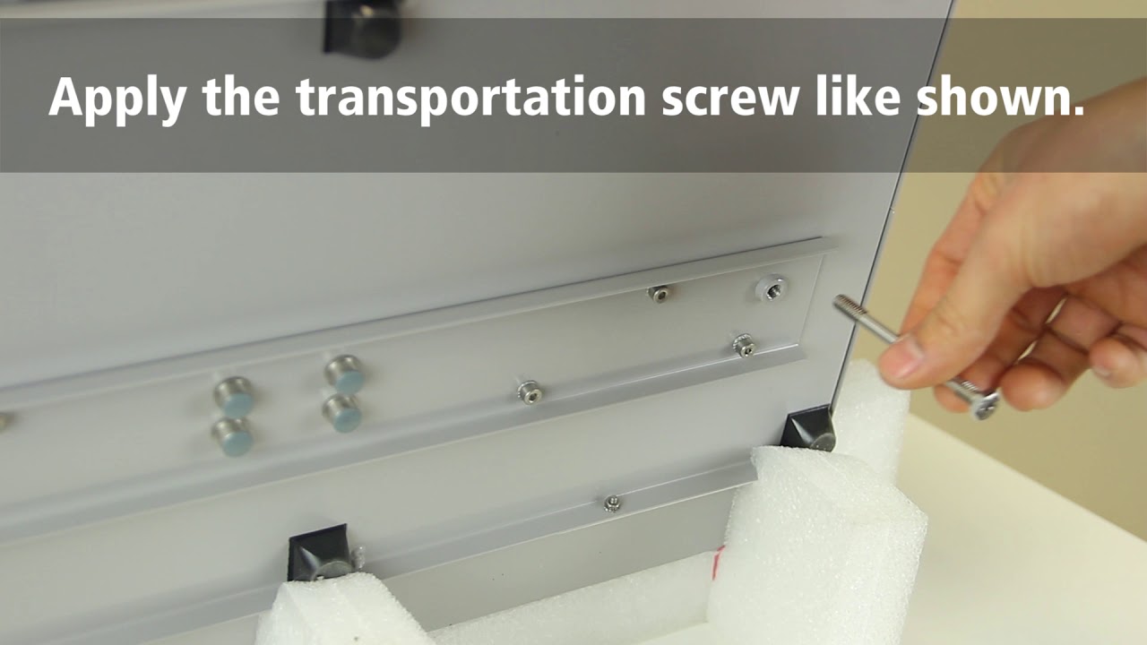 Attaching the FSA transportation lock - Tutorial - YouTube