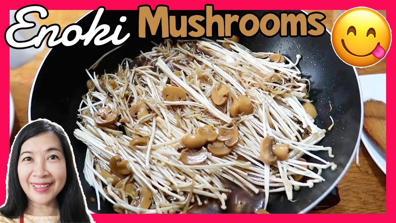 Cooking Golden Mushrooms 'Enoki' | Really Simple! - YouTube