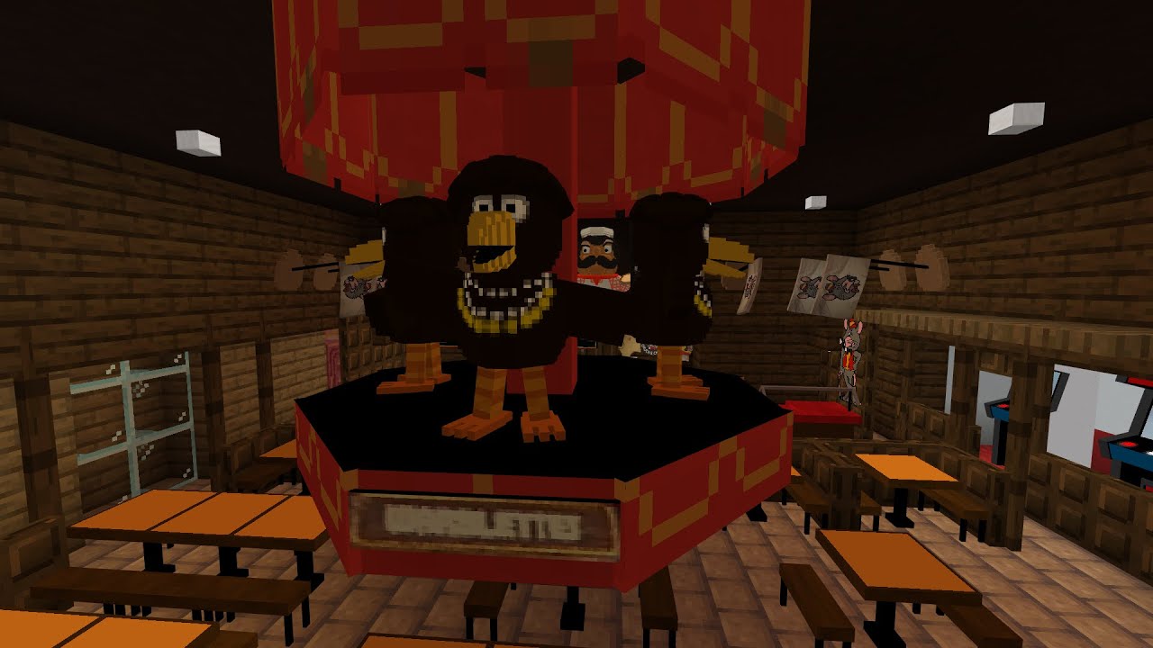 Warblettes and Games Chuck E. Cheese Portrait Minecraft Mod update ...