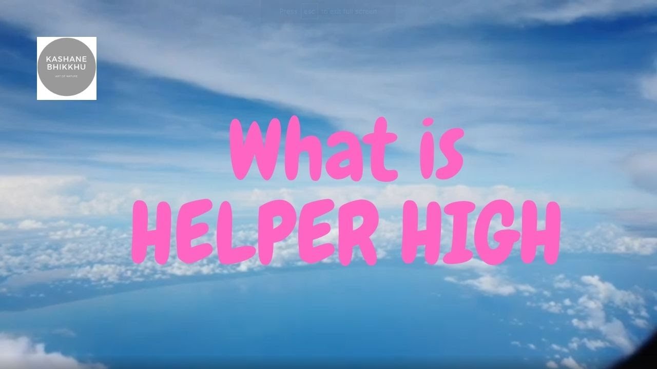 Why HELPER HIGH is so ADDICTIVE - YouTube