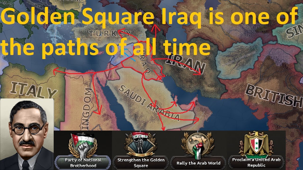 Golden Square Iraq Attempts to Unite the Middle East - Hearts of Iron ...