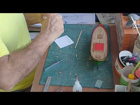 Irgat yapımı YELKENLİ ÇEKTİRME-19 #yelkenligemi #gemimodeli #hobi #ahşapgemi #ırgat