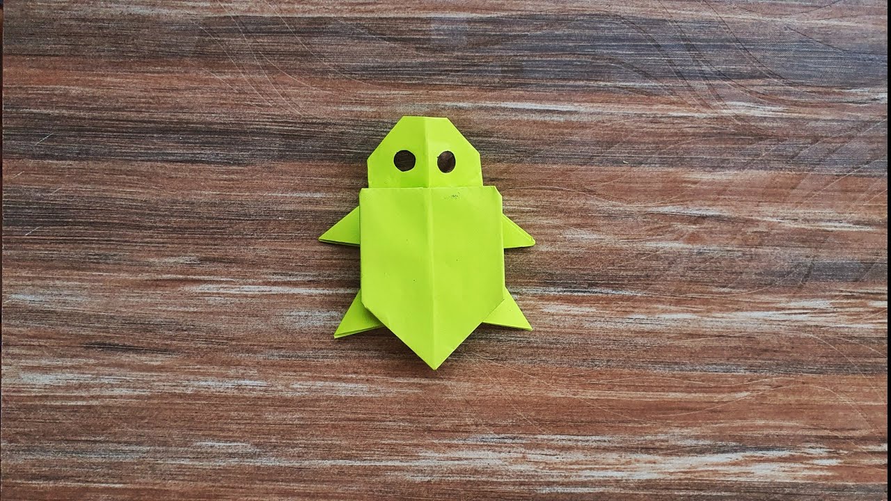 How to make DIY origami TURTLE / TORTOISE [paper origami TURTLE ...
