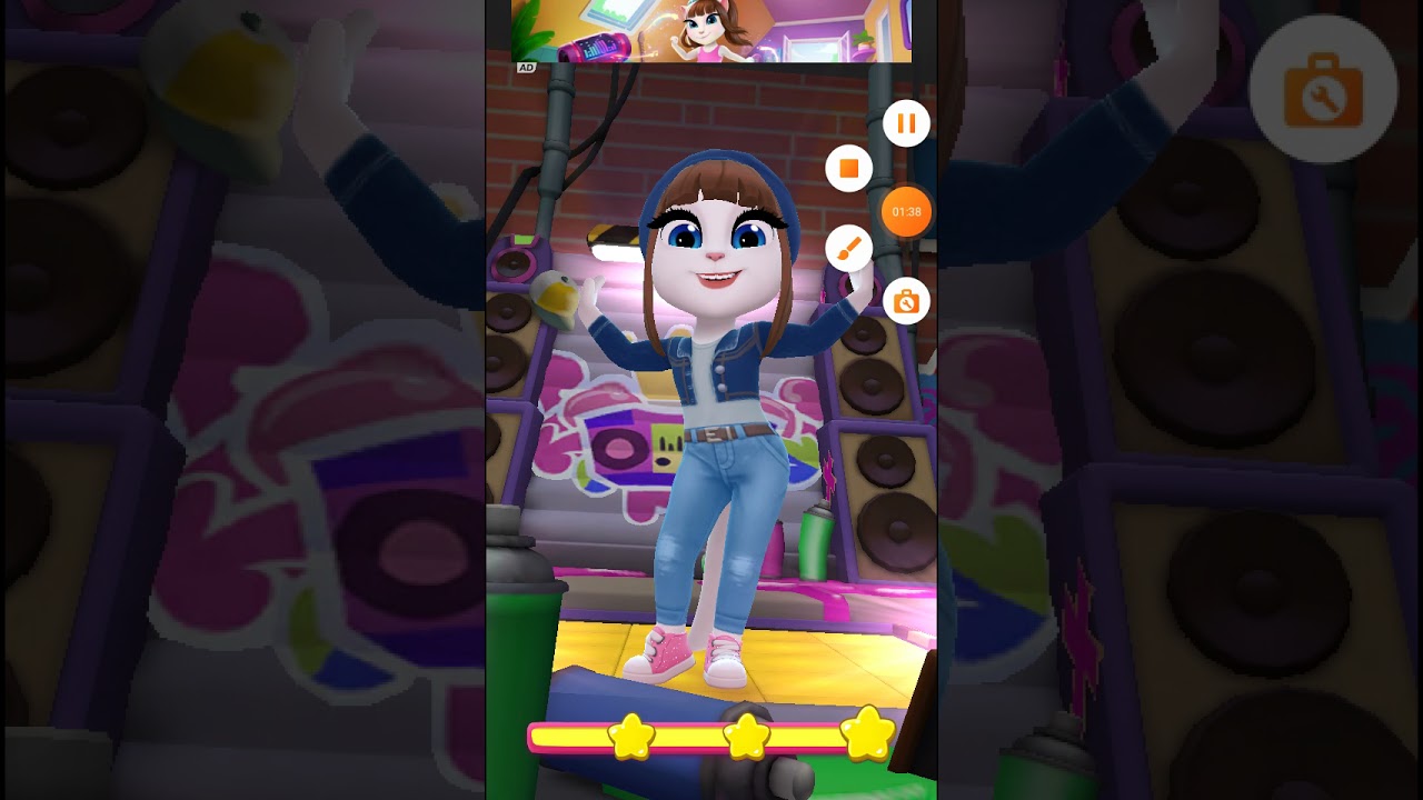 All My Talking Angela 2 Three Dance - YouTube