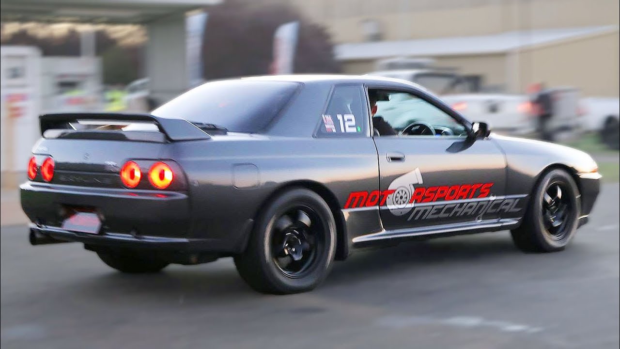 SLAMMIN Gears in a 1000hp R32 GTR! - YouTube