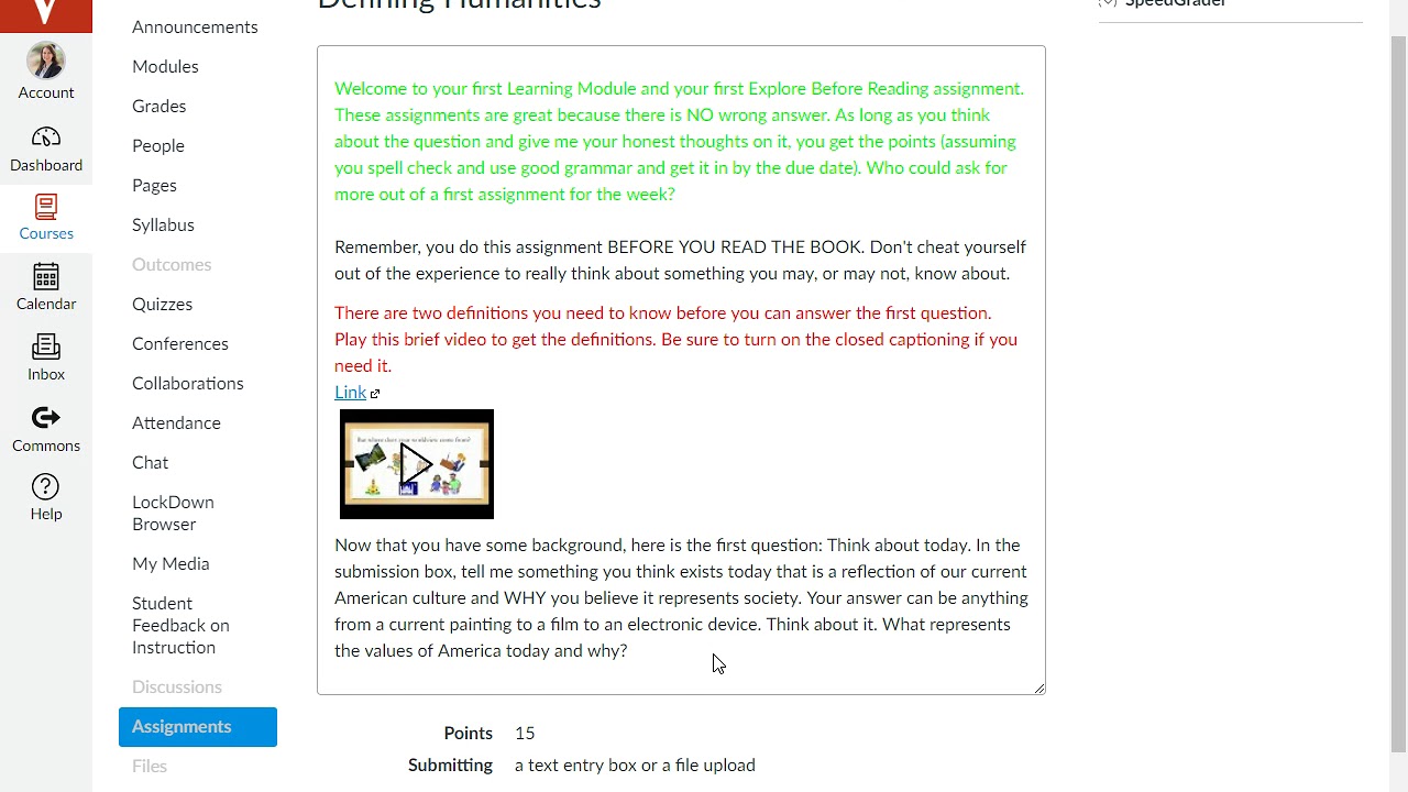 Online Class Introduction Video - YouTube