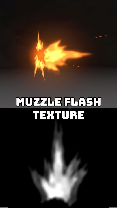 How to create a proper Muzzle Flash texture! #gamedev #vfx - YouTube