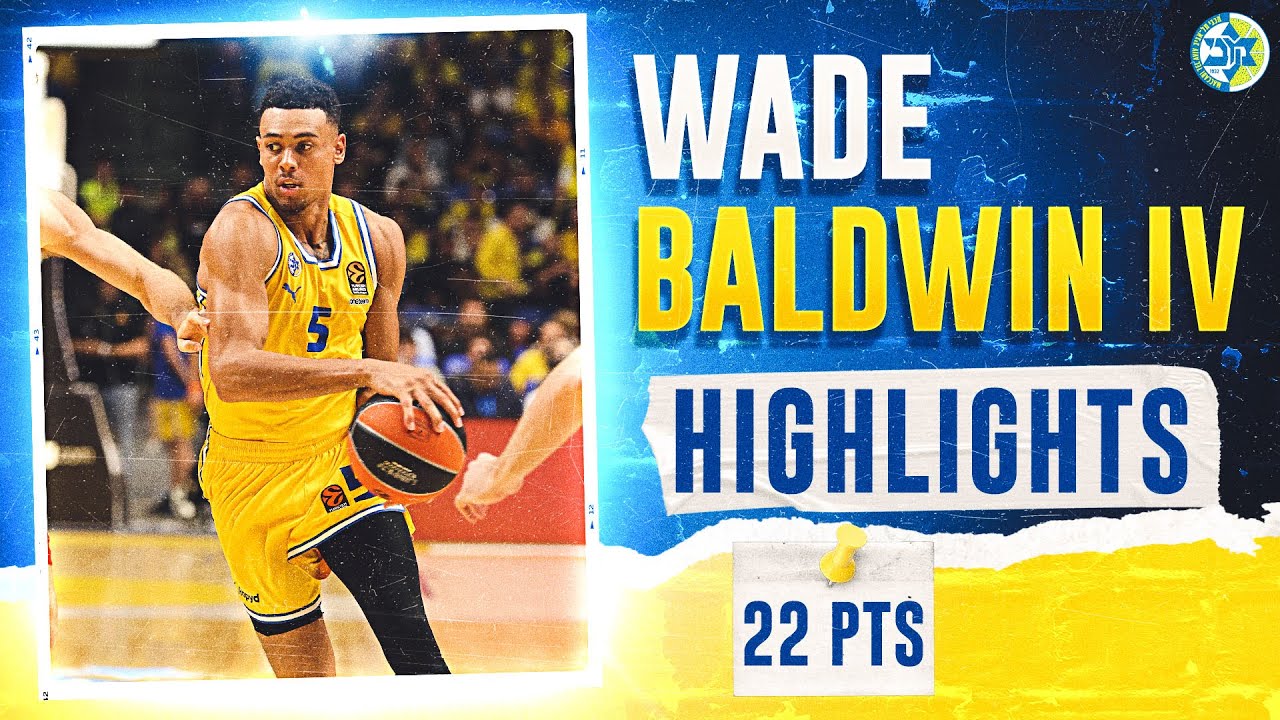 Wade Baldwin IV (22 points) Highlights vs Olympiacos | המהלכים של ווייד ...