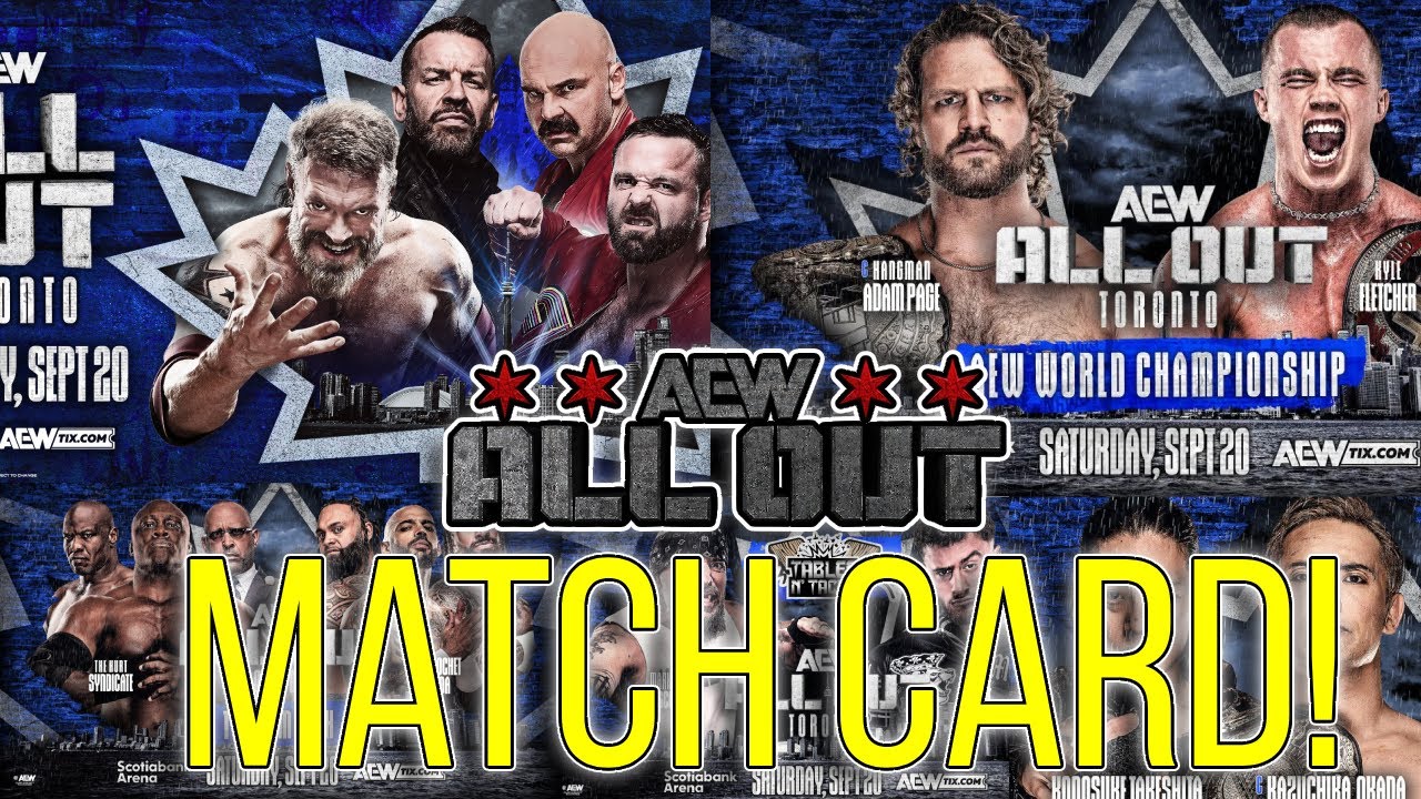 AEW All Out 2025 Full MATCH CARD! - YouTube