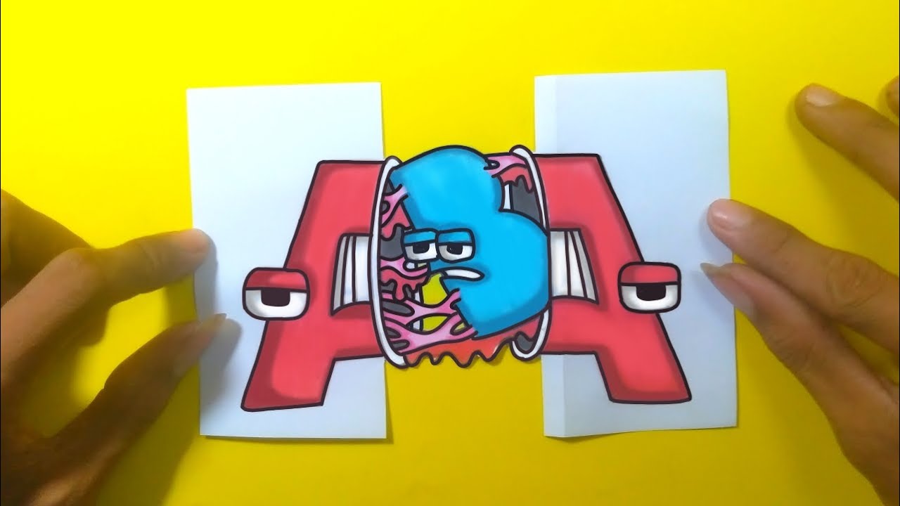 Drawing Letter Alphabet Lore A - how to draw Alphabet Lore cool - YouTube