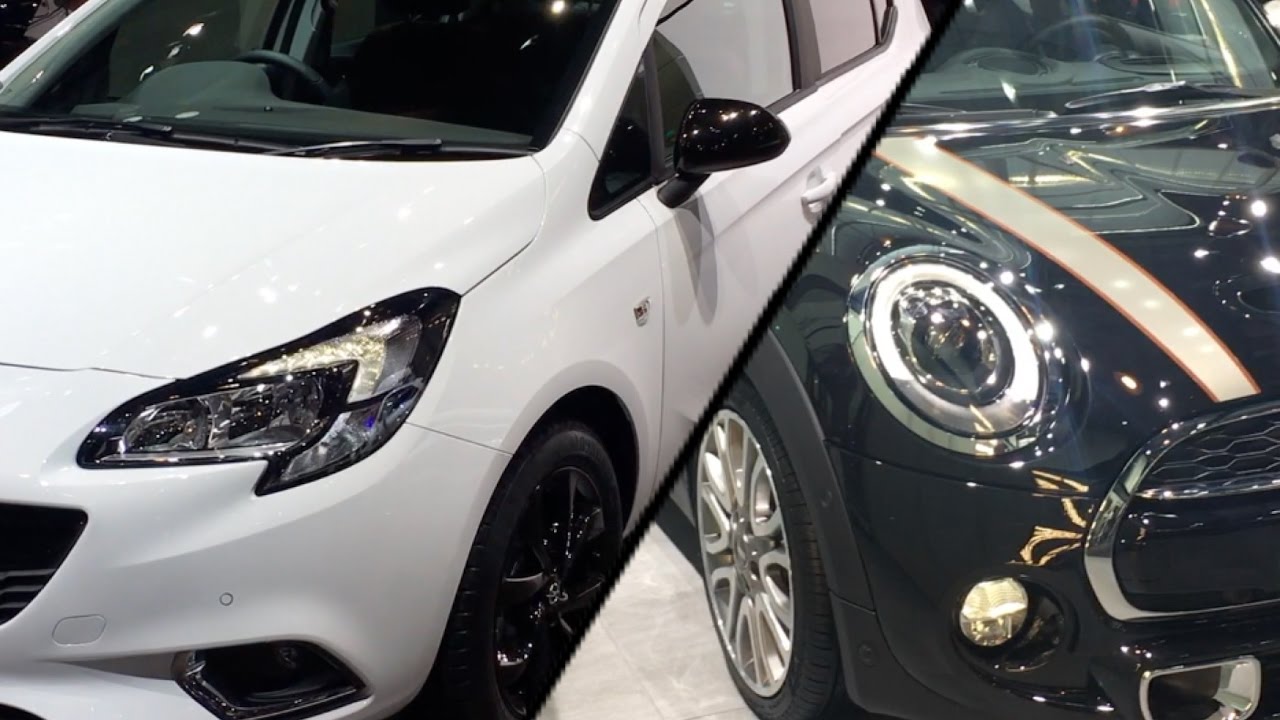 2017 Mini Cooper vs. 2017 Opel Corsa - YouTube