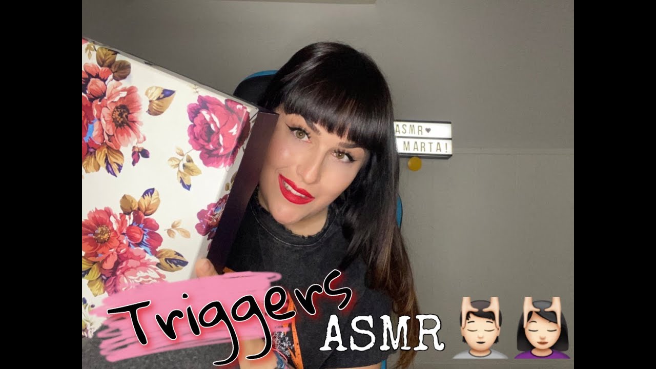 ASMR cajita de TRIGGERS | DUERME EN 30 MINUTOS con Scraching,tapping ...