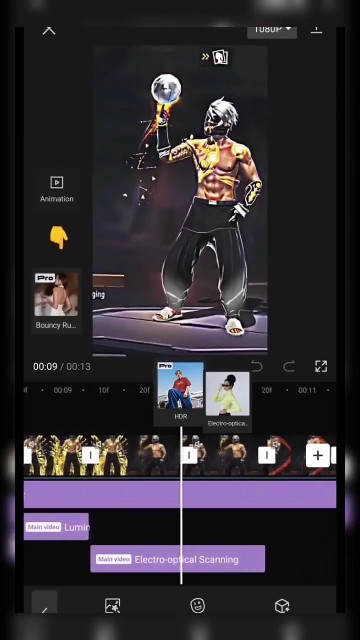 Capcut simple editing tutorial 🔥//colour changing effect in Capcut, ff edit, lobby edit ff # ...