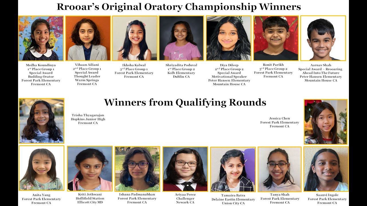 Rrooar's Original Oratory Competition February 2022 - YouTube