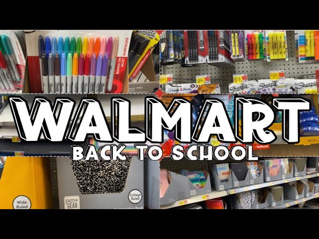 Walmart Back To College