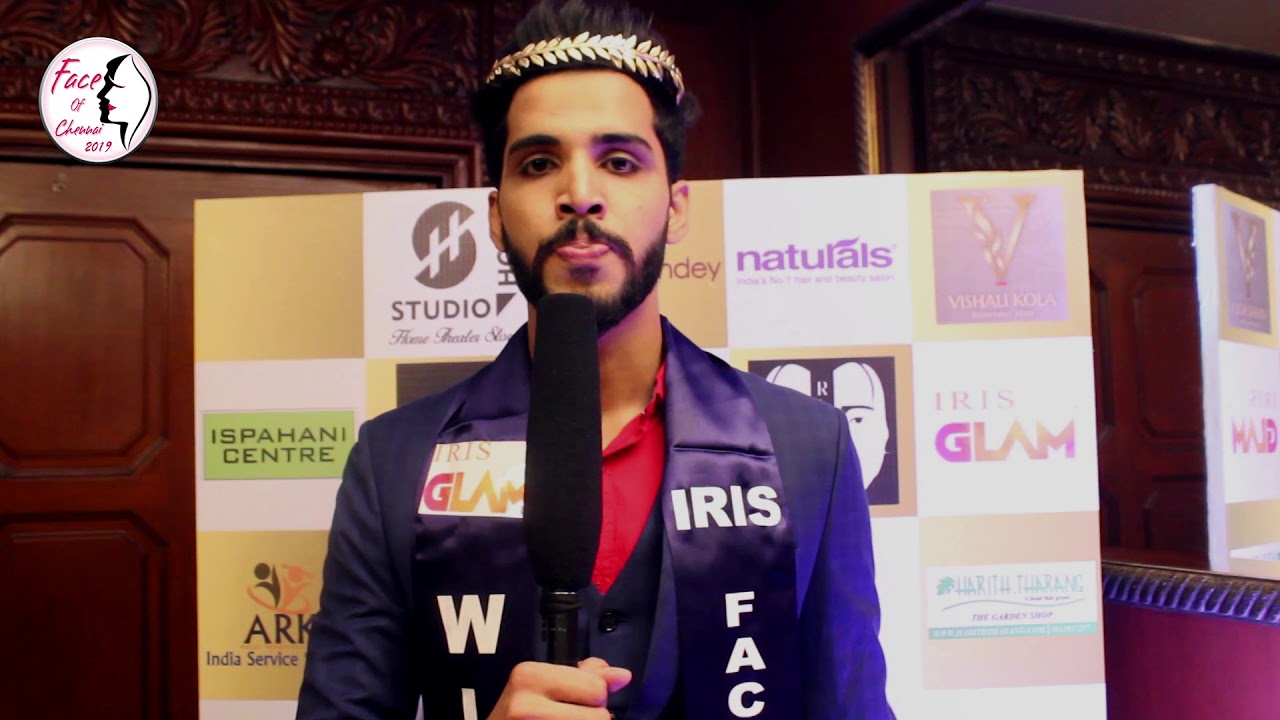 Model Mohammed Winner of FOC 2019 on Face of Chennai 2019 - YouTube