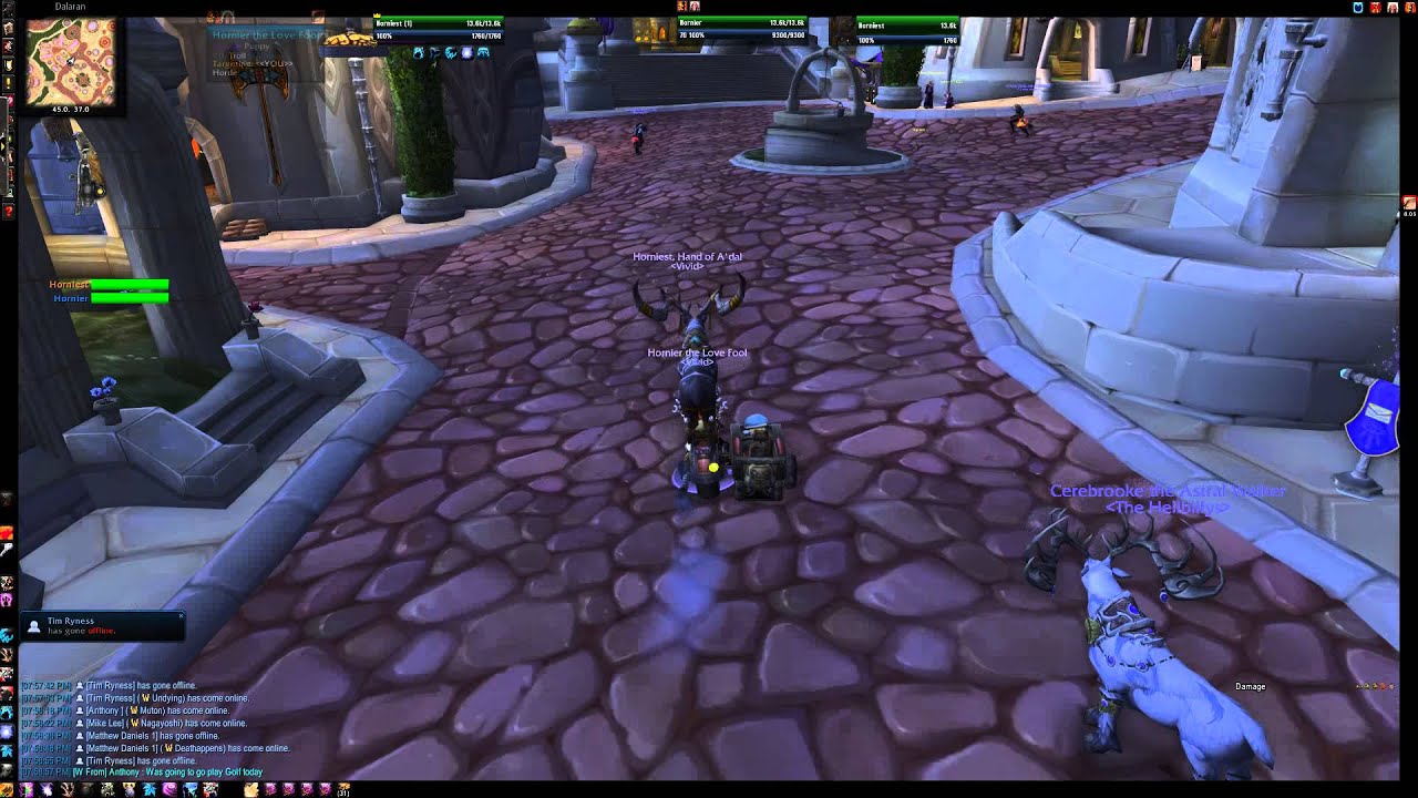 World of Warcraft: A Talbuk Drives a Motorcycle - YouTube