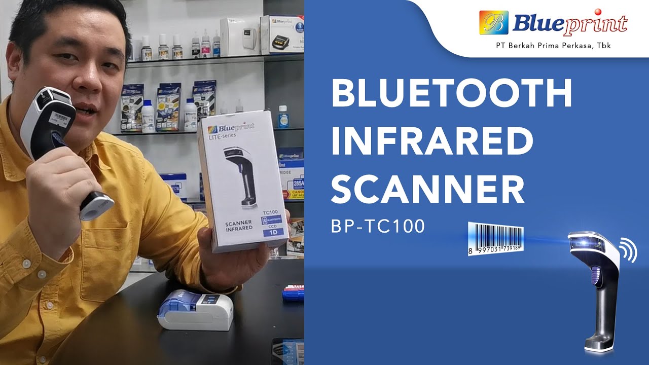 Blueprint Bluetooth Infrared Scanner BP-TC100| #BPVID065 - YouTube