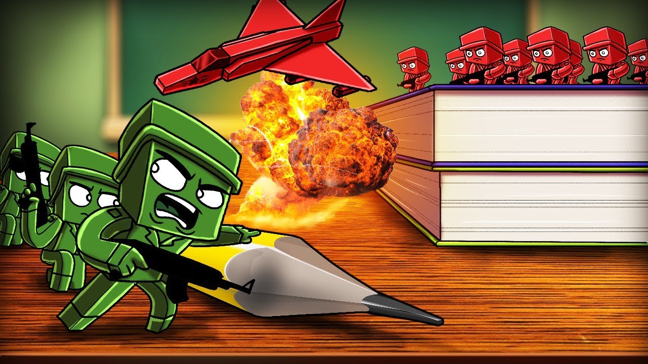 Minecraft | RED FORT VS GREEN FORT! (ARMY SOLDIER FORT WARS) - YouTube