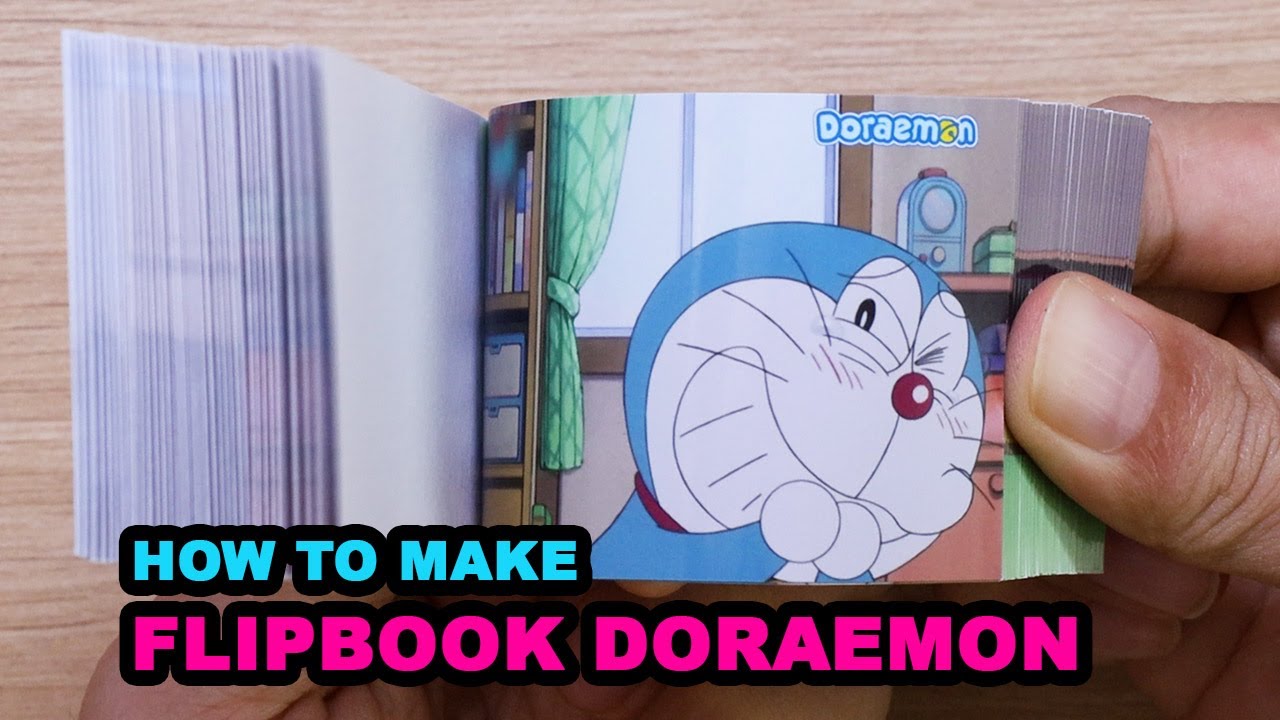 How to make a anime flipbook Doraemon funny | Hi Flipbook - YouTube