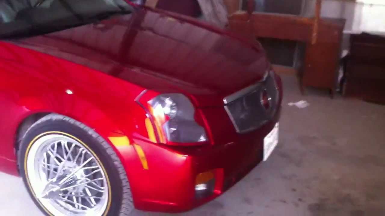 Luke's CTS Kandy Red over Silver by abels paint and body in san antonio ...