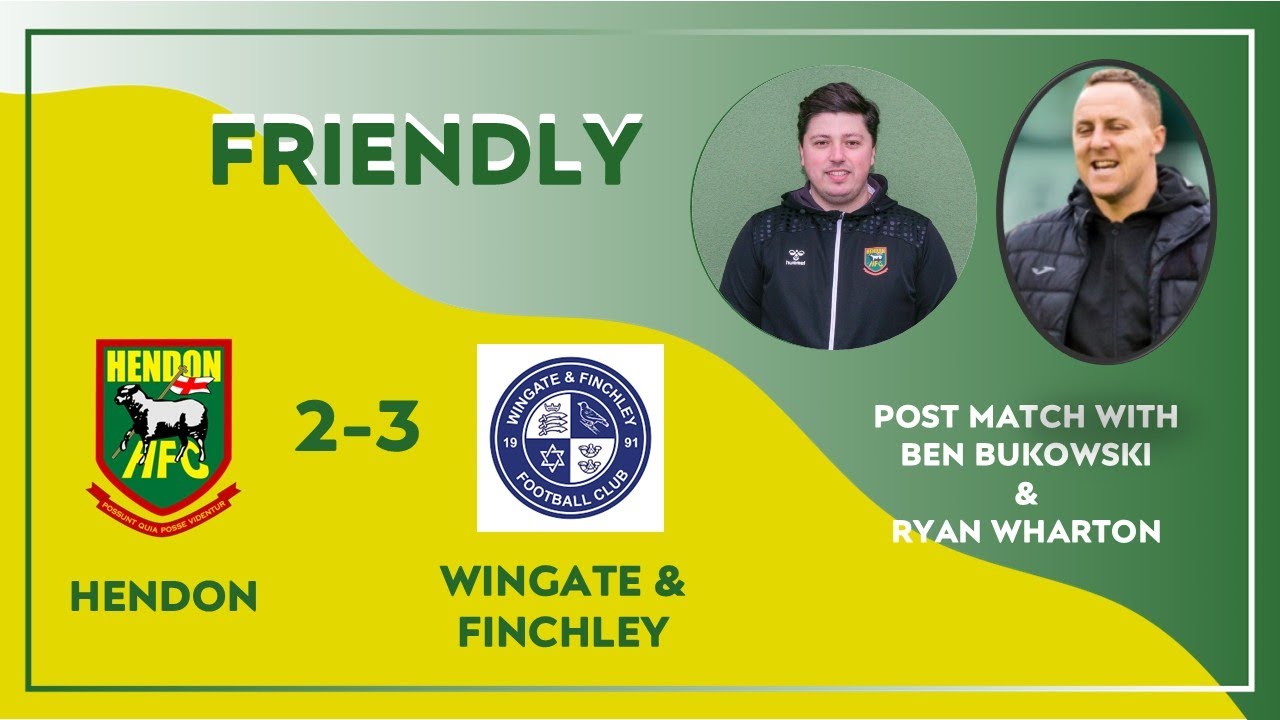 Ben & Ryan post match thoughts v WINGATE & FINCHLEY - 19 July 2025 - YouTube