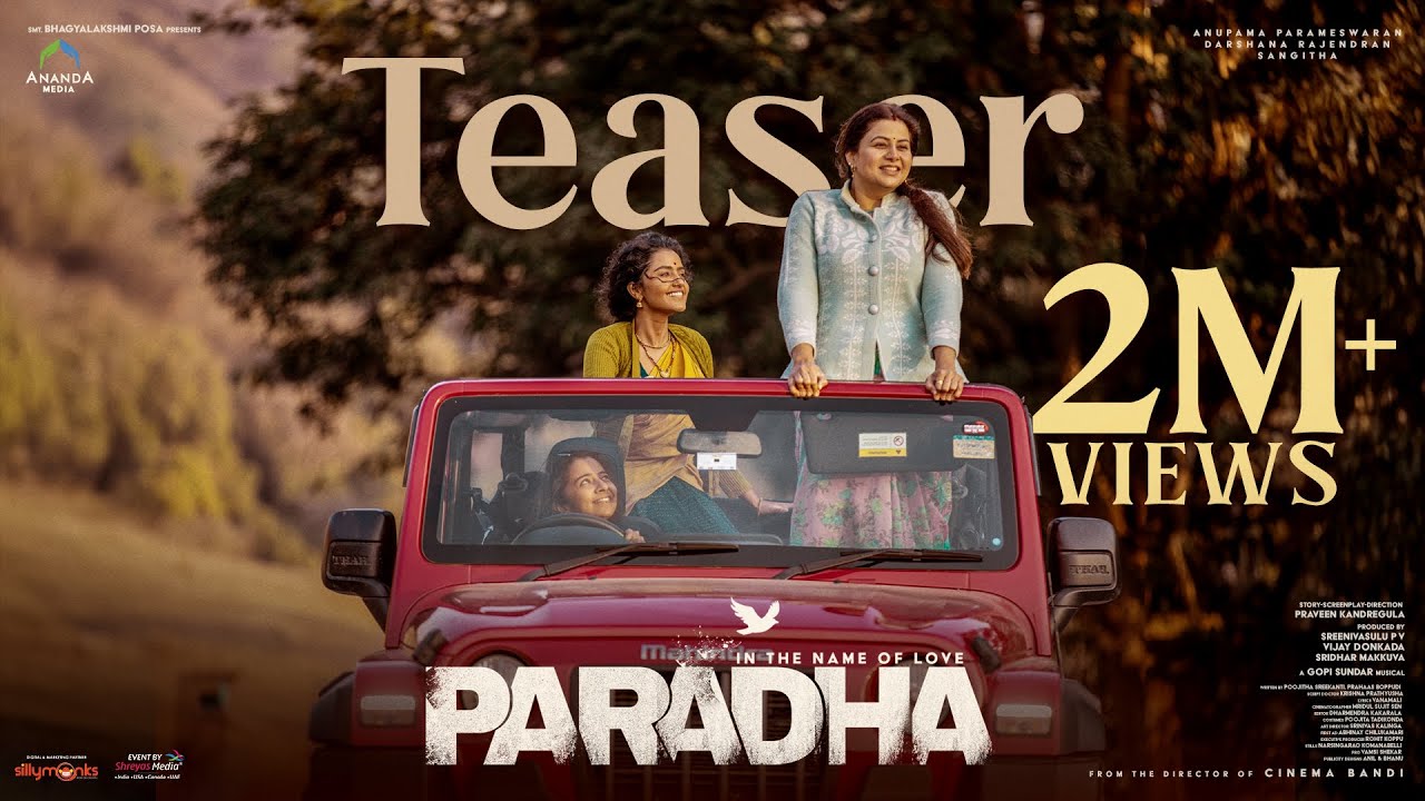 Paradha - Official Teaser (Telugu) | Anupama | Darshana | Sangitha ...