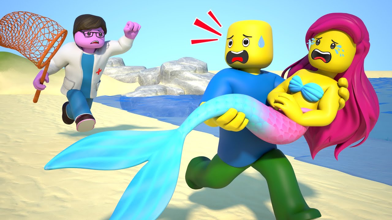 ROBLOX Brookhaven 🏡RP - FUNNY MOMENTS: Save The Little Mermaid (Roblox ...