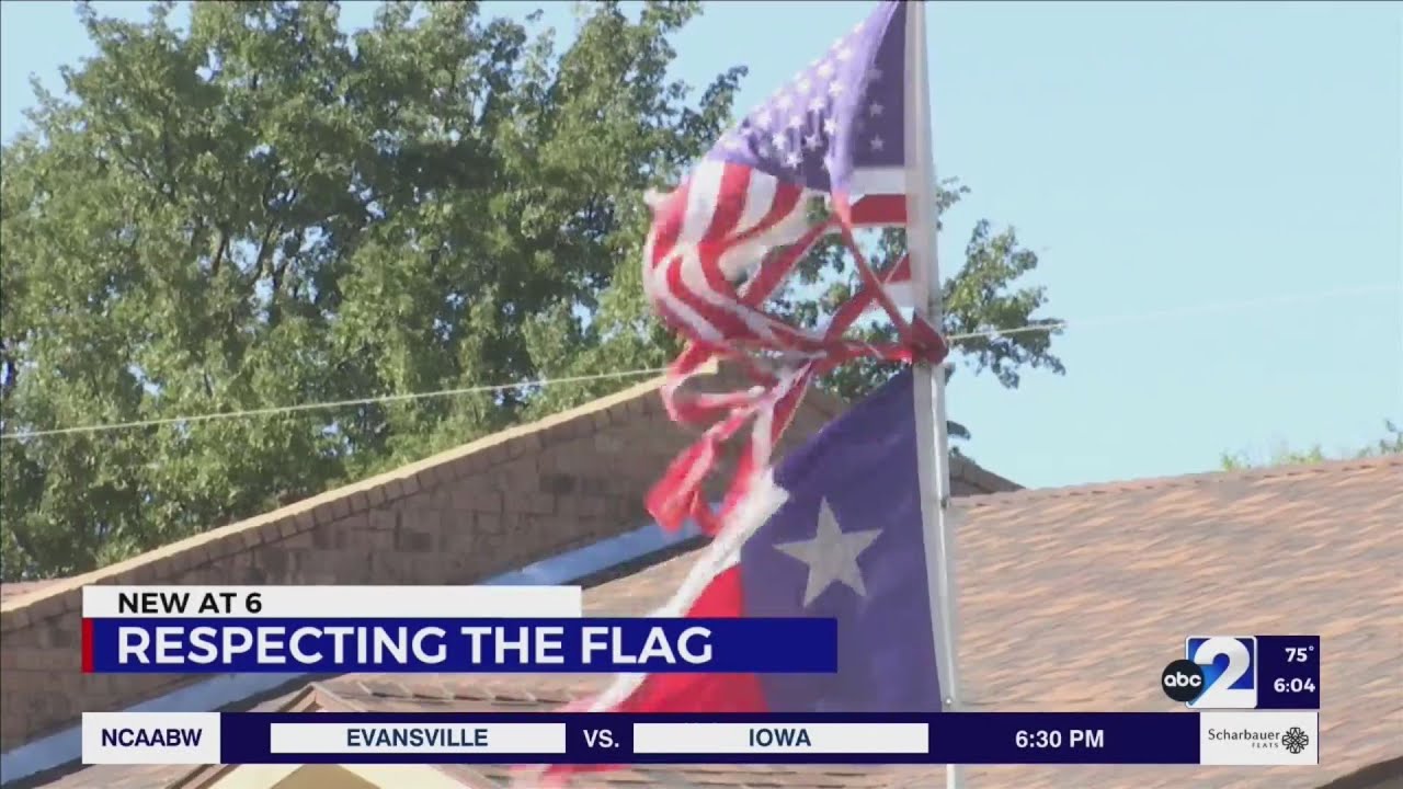 Respecting the flag - YouTube