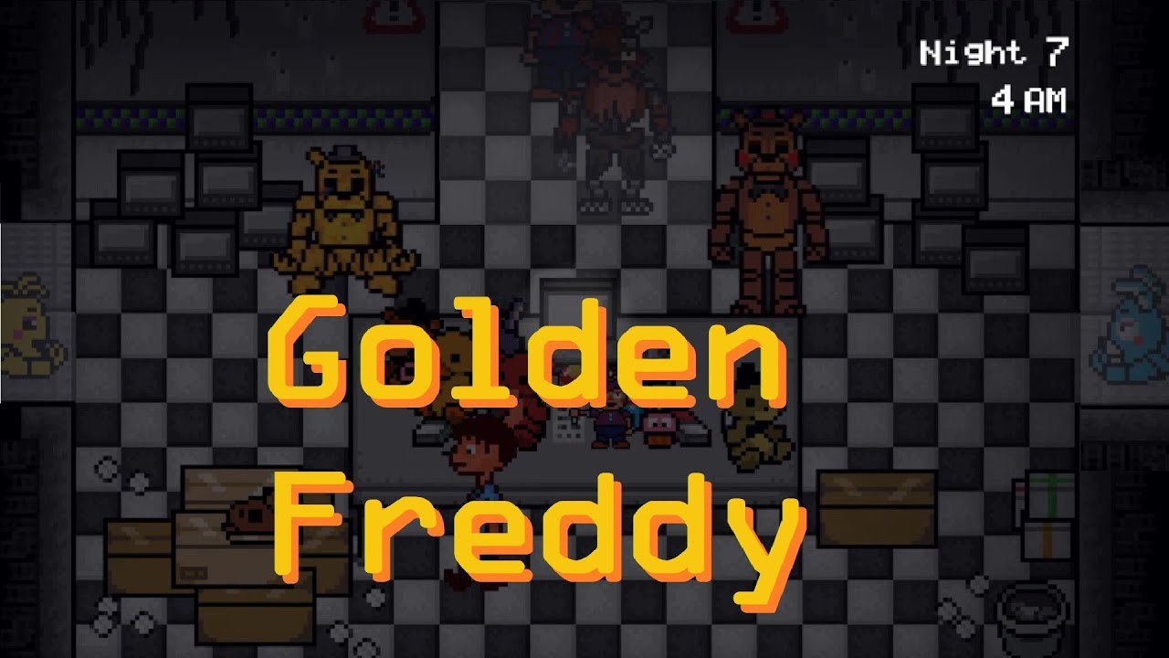 FNaF 2 2D rework | Golden Freddy Mode - YouTube