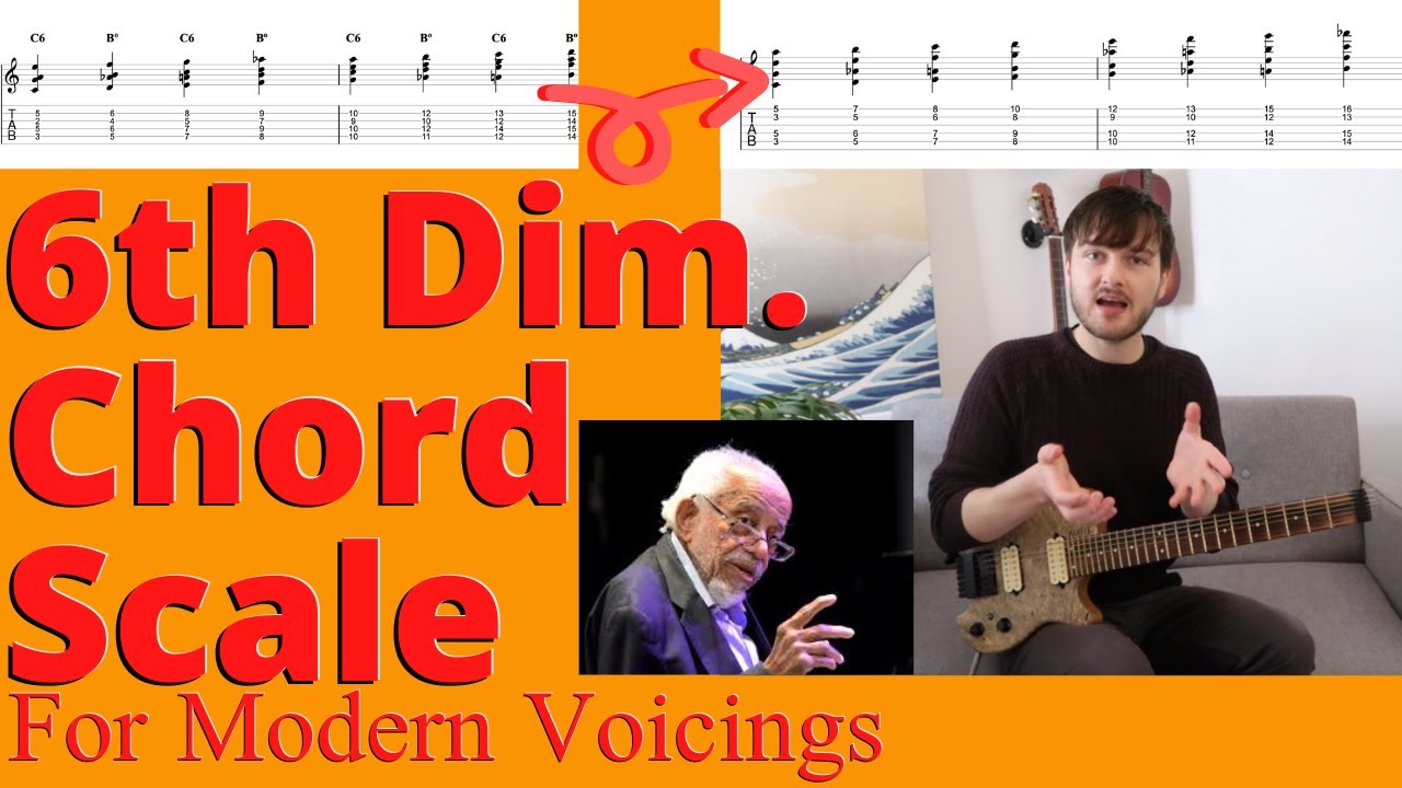 6th Diminished Chord Scale|Contemporary Modern Voicings|2nds, 4ths and ...
