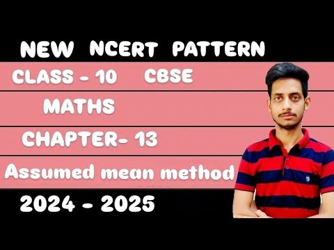 class -10 ncert Statistics chapter-13 Assumed mean method by Nitin ...