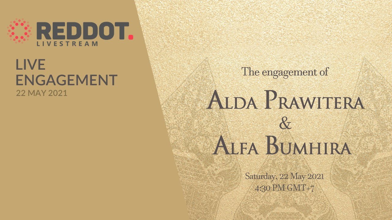 The Engagement of Alda & Alfa Live Stream from Indonesia - YouTube