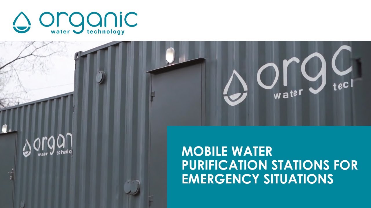Mobile water purification stations for emergency situations - YouTube