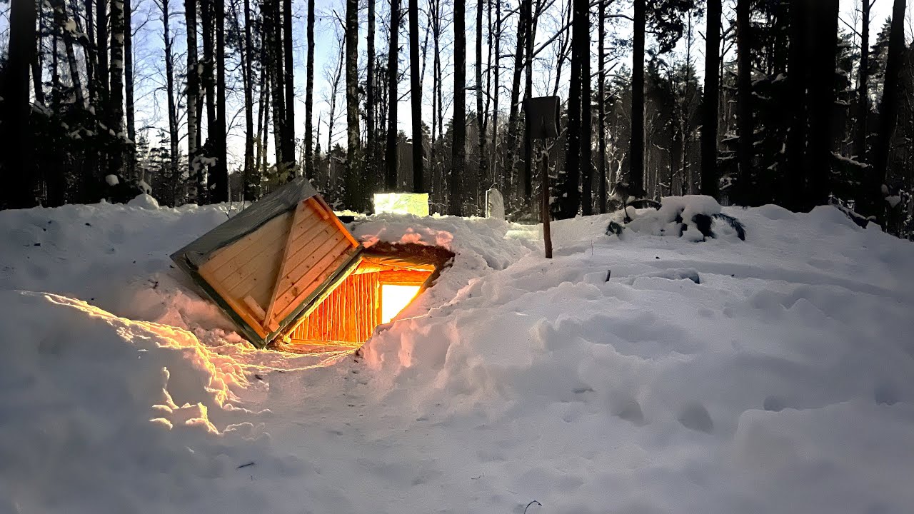 Winter Wonderland: DUGOUT - The Most Hidden Underground House. Cooked ...