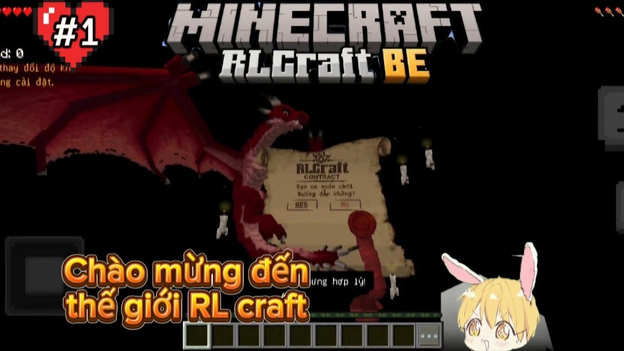 RL CRAFT BEDROCK tập 1 : Chào mừng đến với thế giới RL craft - YouTube