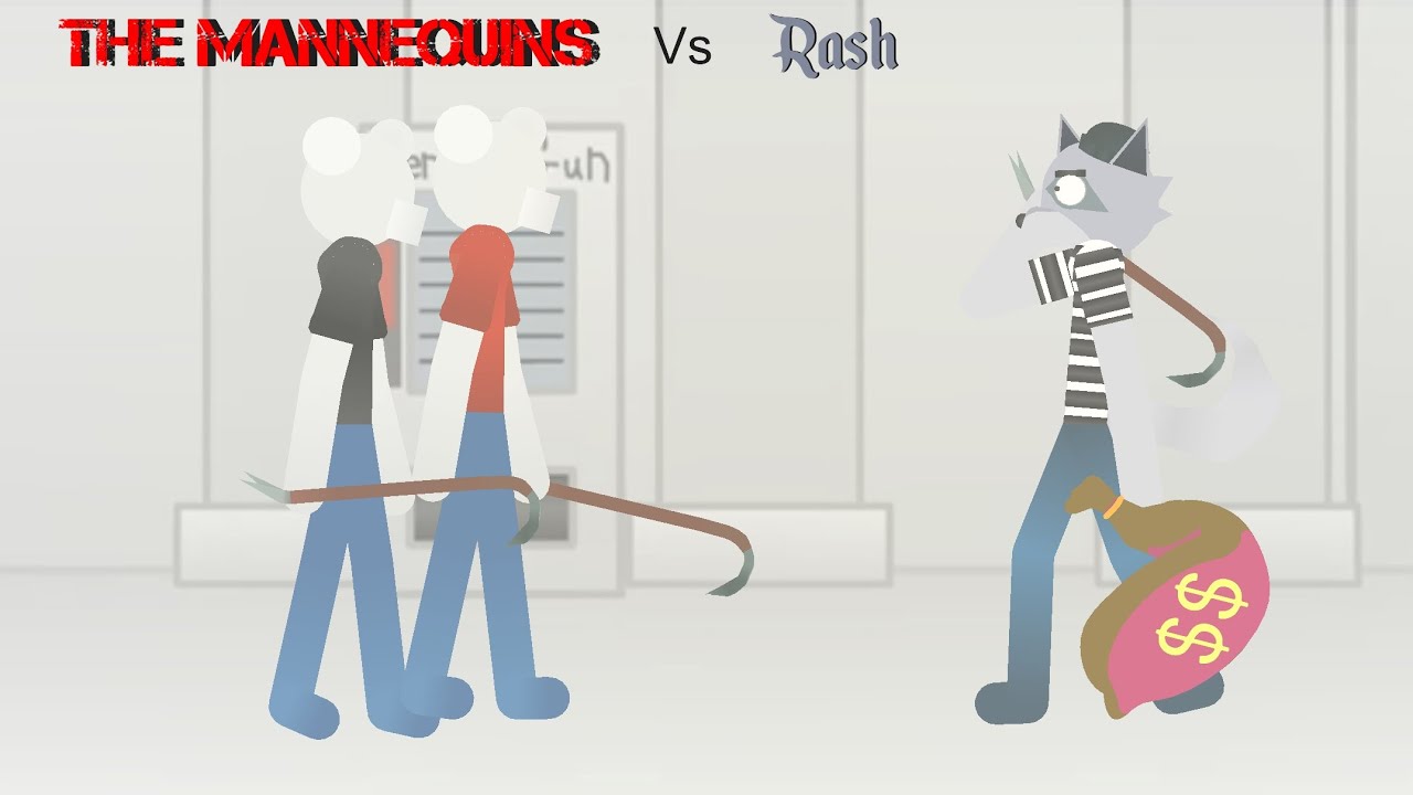 rash vs manniqueens piggy stick nodes pro animation)(infected dev vs ...