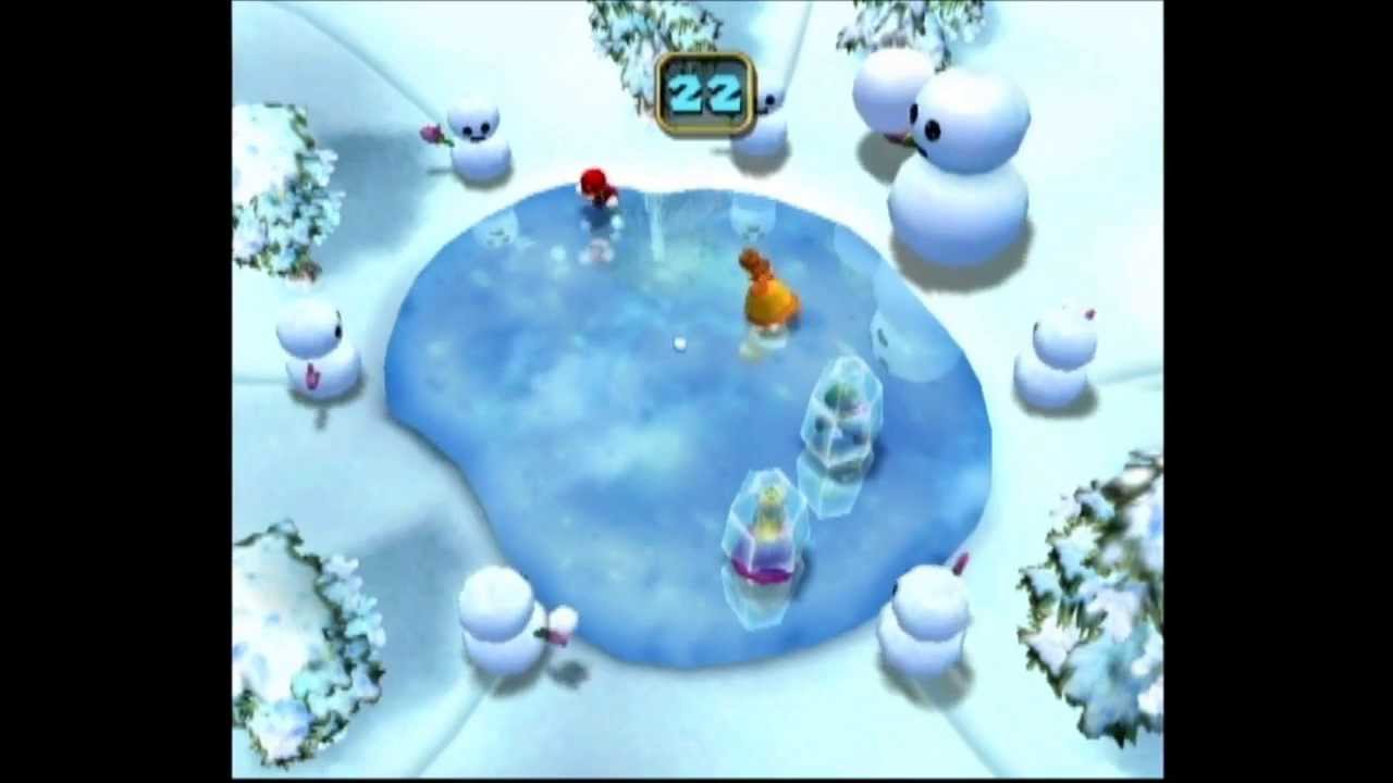 Mario Party 4: 4 Player Minigame - Mr Blizzard's Brigade - YouTube