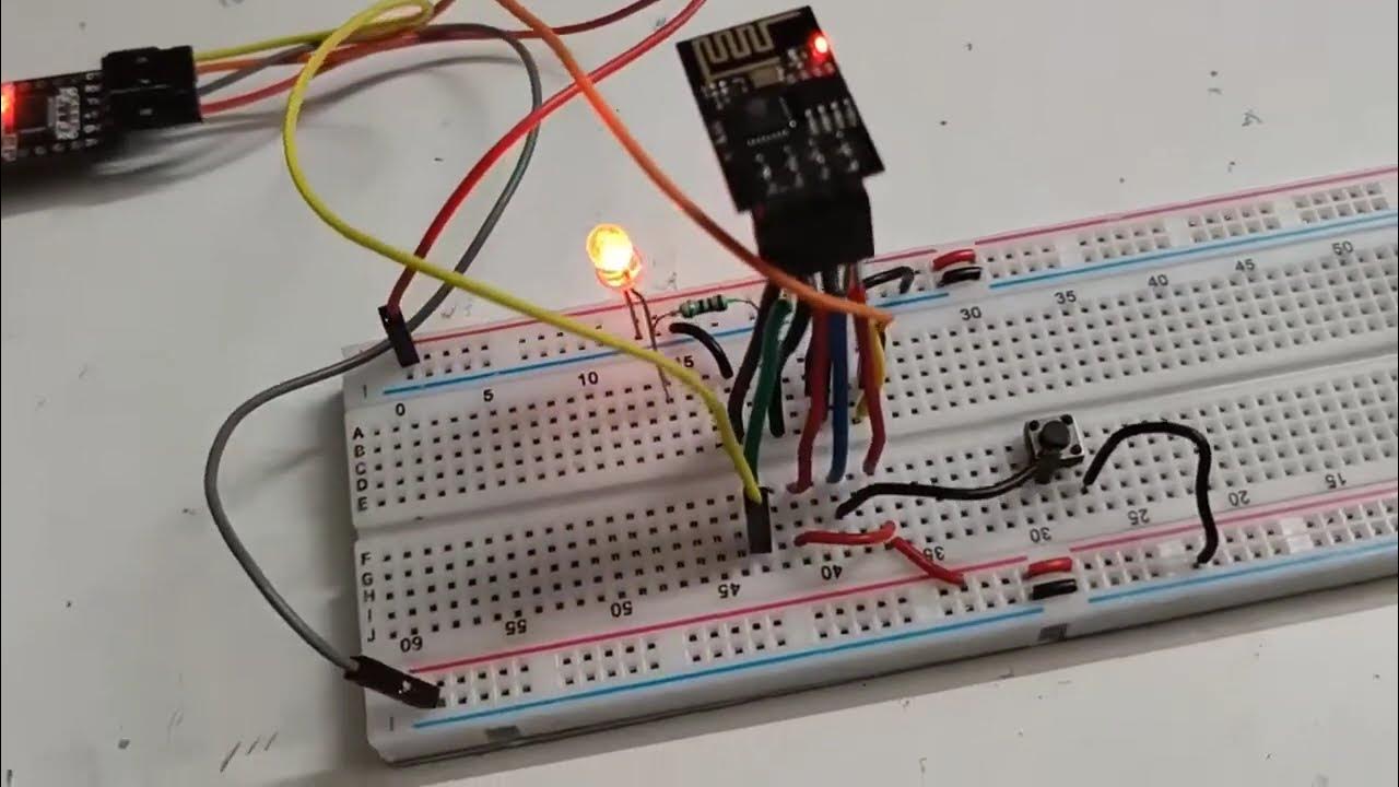 Programing the ESP8266 ( ESP-01 ) Wifi module - YouTube