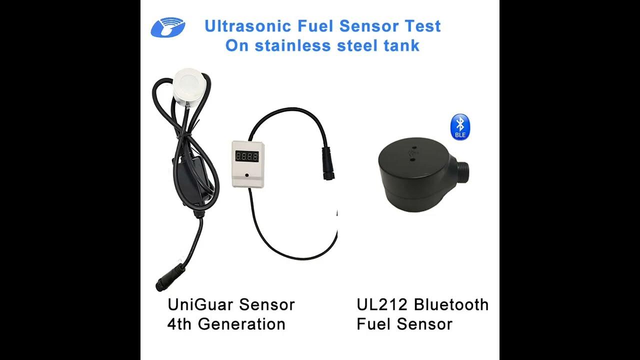 Ultrasonic Fuel Sensor Test on Steel Tank - YouTube