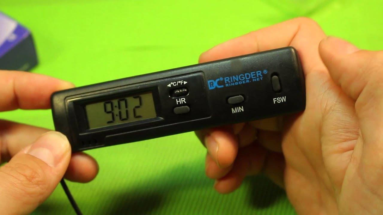 EBAY vidaus lauko termometras - YouTube